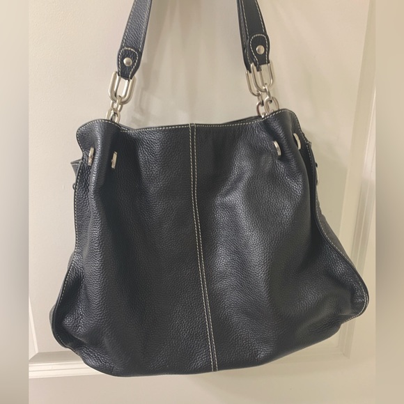 Vera Pelle | Bags | Vera Pelle Genuine Italian Leather Black Womens ...